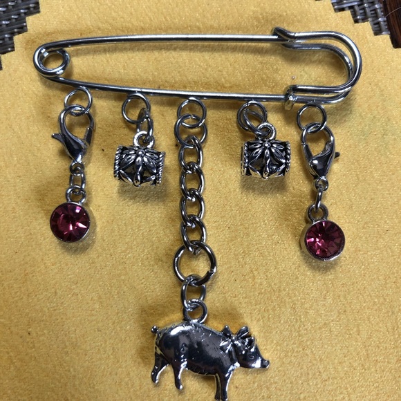 A Charmed Life | Jewelry | Nwt Handmade By A Charmed Life Silver Pig ...